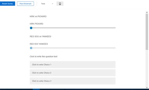 Slider Bar With Text Labels On Either Side XM Community