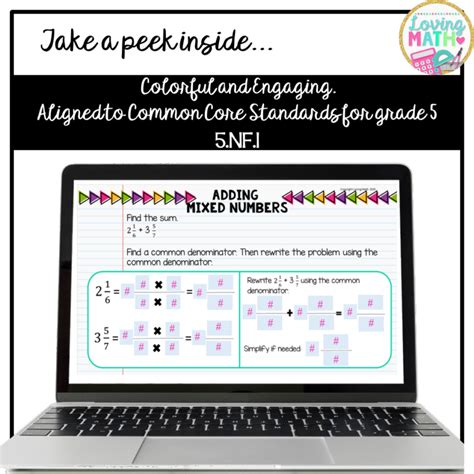 Add And Subtract Mixed Numbers With Unlike Denominators Loving Math