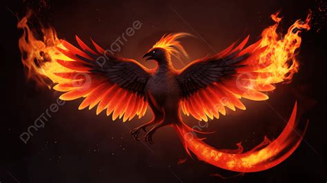 Wallpaper Burung Phoenix Dalam Api Wallpapershd Phoenix Naik Gambar Latar Belakang Untuk