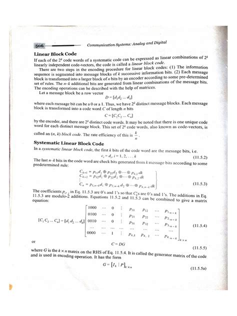 linear cicular block codes pdf