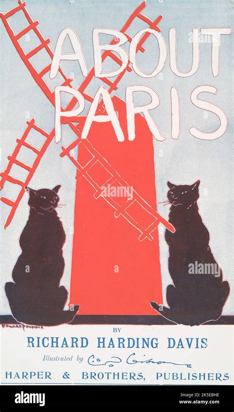 About Paris By Richard Harding Davis Illustrated By Edward Penfield Harper And Brothers