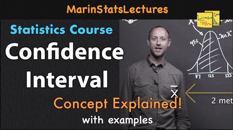 Confidence Interval Concept Explained Statistics Tutorial 7