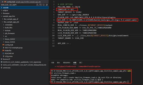 s32g llce build 1 0 5qlp1 example pfe failed nxp community
