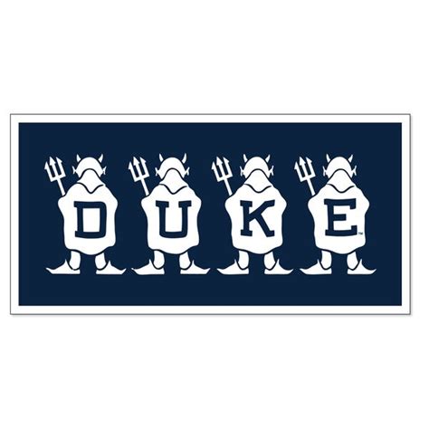 Standing Blue Devil Banner