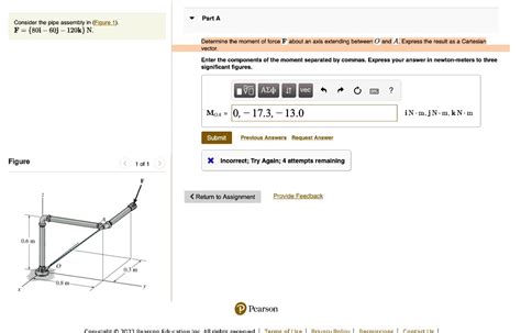 Consider The Pipe Assembly In Figure 1 F 80i 60j 120k N