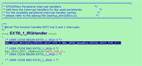 stm32f0 external interrupt 平凡備忘錄