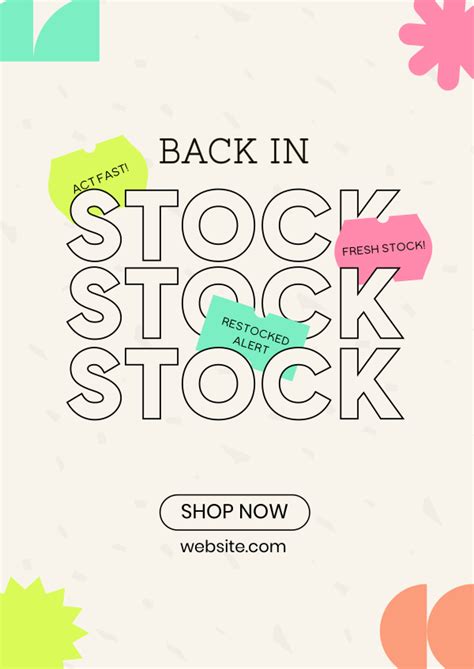 Restock Alert Letterhead Brandcrowd Letterhead Maker