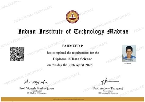 Datascience Machinelearning Iitmadras Datadriven Careergrowth
