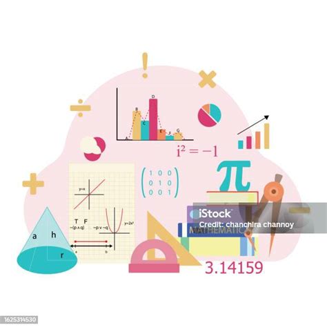 수학 학교 과목 개념입니다 이론 및 실습 연구 수학 과정 및 수업 격리된 벡터 그림 개념에 대한 스톡 벡터 아트 및 기타 이미지 개념 계산기 계산함 Istock