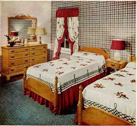 Pin By Nina Cathrine Nergaard On 1940s Bedroom Retro Home Decor