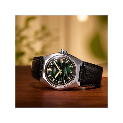 King Seiko Vanac 41 Mm Stainless Steel Automatic Green Dial Watch Sla0