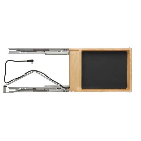 REV A SHELF INC Wood Replacement Charging Drawer With Soft Close Rev A Shelf WCDB