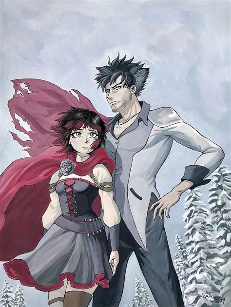 Commissions Open — Qrow And Ruby From Rwby I Recently Got Into This