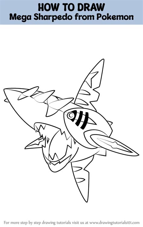 Pokemon Sharpedo Coloring Pages 2025
