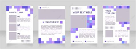 vertical brochure layout with editable pages for social issue solution