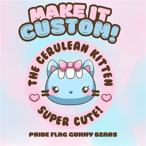Custom Pride Flag Gummy Bears The Cerulean Kitten