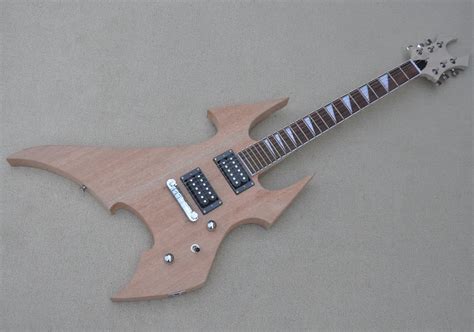 Electric Guitar Custom V Shaped Guitar With Unique Wood Body And