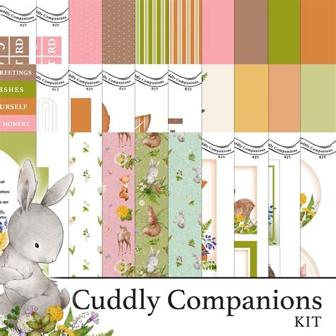 cuddly companions digital kit
