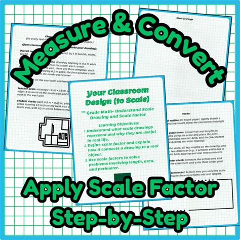 7th Grade Scale Drawings Project Classroom Design To Scale Tpt