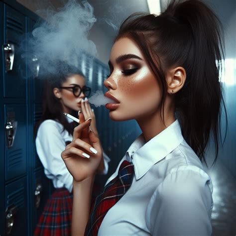 School Blows Lezdom At The Lockers 21 By Watchingwomensmoke On