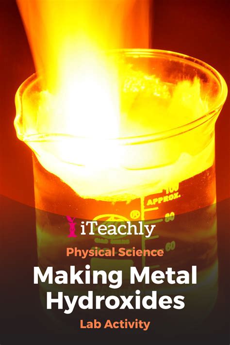 Making Metal Hydroxides Lab Activity ⋆