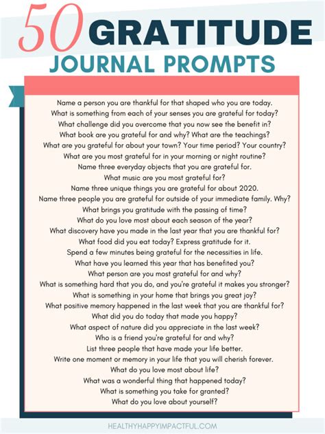 Gratitude Journal Prompts Pdf