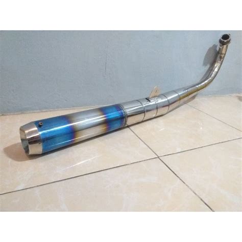 Exhaust Rx King Standard Racing Blue Tip Special Cracking Sound No