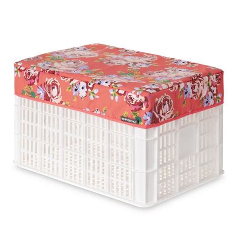 Krat Basil Afdekhoes Crate L 49x36x8 5 50352 Blossom Roses Coral Van