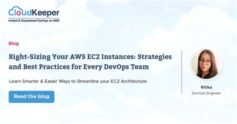 Cloudkeeper On Linkedin Right Sizing Your Aws Ec2 Instances Strategies And Best Practices For…