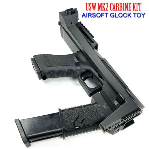 🔫 Airsoft Toy Glock Carbine Kit Pcc Universal Service Weapon Usw Mk2 Versión Mejorada Para Tokyo