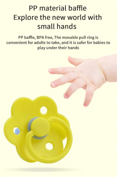 Custom Flower Pacifier Mitour Silicone