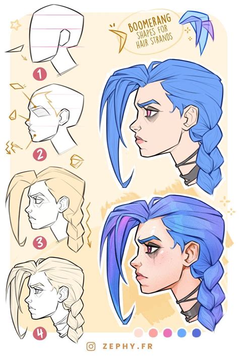 Procreate Brushes Free Arcane Jinx Side Profile Drawing Tutorial