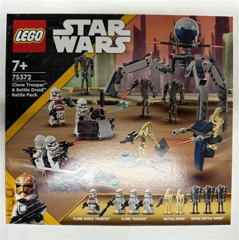 Lego Star Wars Clone Trooper And Battle Droid Battle Pack 75372 Eur 35