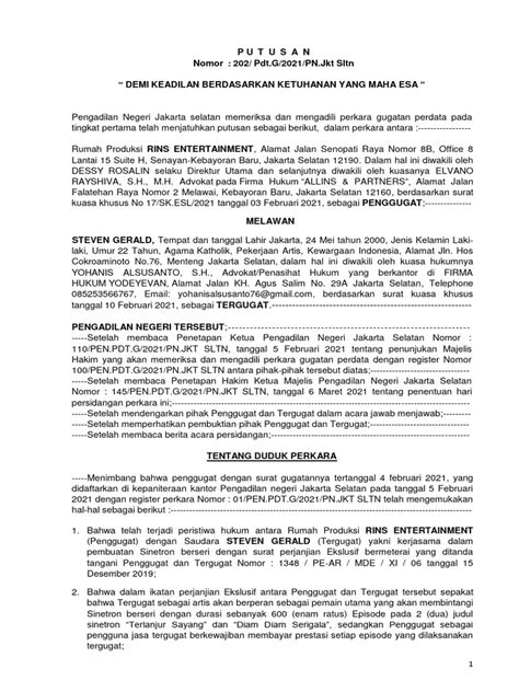 Putusan Perdata Pdf