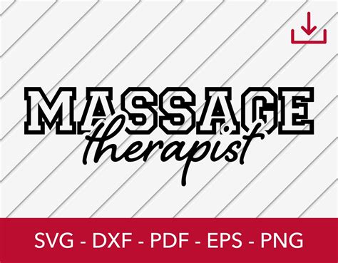 Massage Svg Massage Therapy Svg Massage Therapist Svg Masseuse Svg