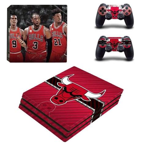 Chicago Bulls Ps4 Pro Skin Sticker Decal
