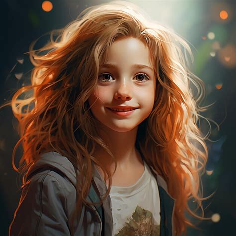 Premium Ai Image Girl Smiling Background