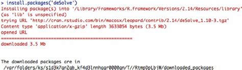 Install Package Command Output Download Scientific Diagram