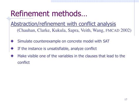 Ppt Sat Based Abstractionrefinement In Model Checking Powerpoint
