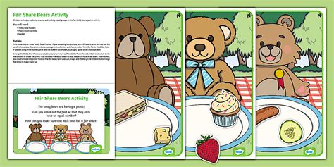 👉 Fair Share Bears Maths Activity Pack Twinkl Twinkl
