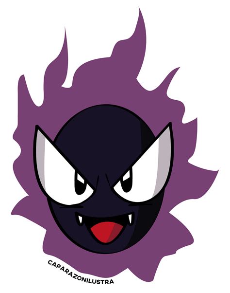 Gastly By Caparazonilustra On Deviantart