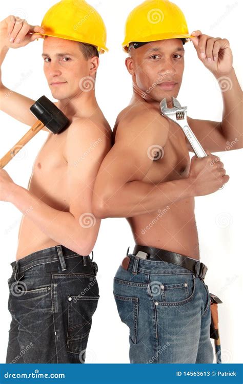 Travailleurs De La Construction Sexy Image Stock Image Du R El Caucasien
