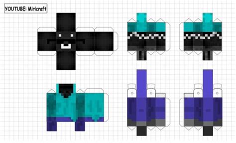 Como Hacer A Spreen Skin Custom Minecraft Diy Paper Crafts Minecraft