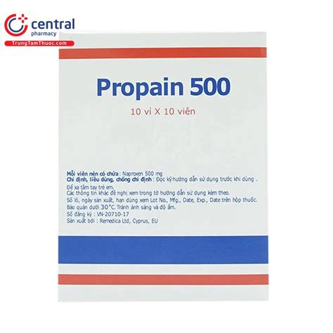 ChÍnh HÃng Thuốc Propain 500 Thuốc điều Trị Bệnh Viêm Xương Khớp