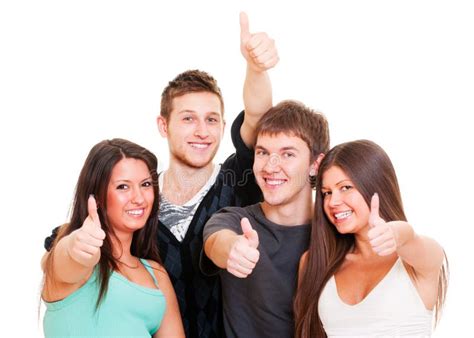 Jovens Alegres Imagem De Stock Imagem De Atrativo Fofofo 13732353