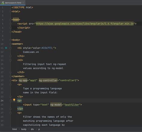 [angularjs 05] ví dụ về tÌm kiẾm dữ liệu với ng repeat và ng filter