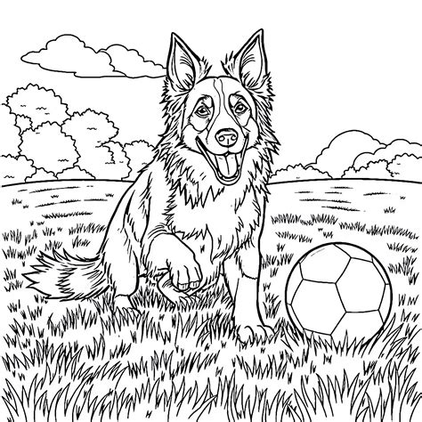 58 Best Border Collie Coloring Pages Free Printable Pdfs