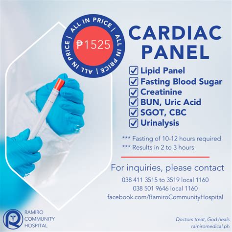 What Is A Cardiac Panel Test Ramiro Community Hospital Facebook