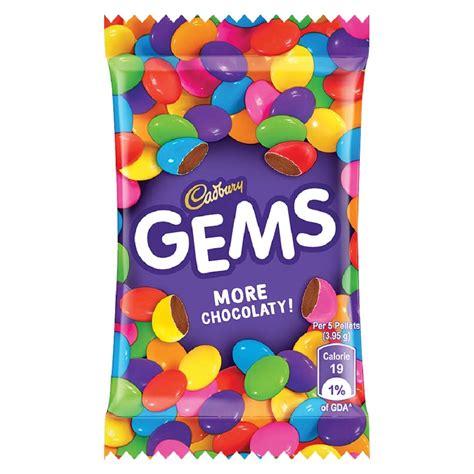 Cadbury Gems Chocolate 79g Pack Of 84 Grocery