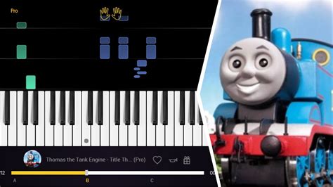 Tittle Theme Song Thomas The Tank Engine Piano Song Cover Tutorial